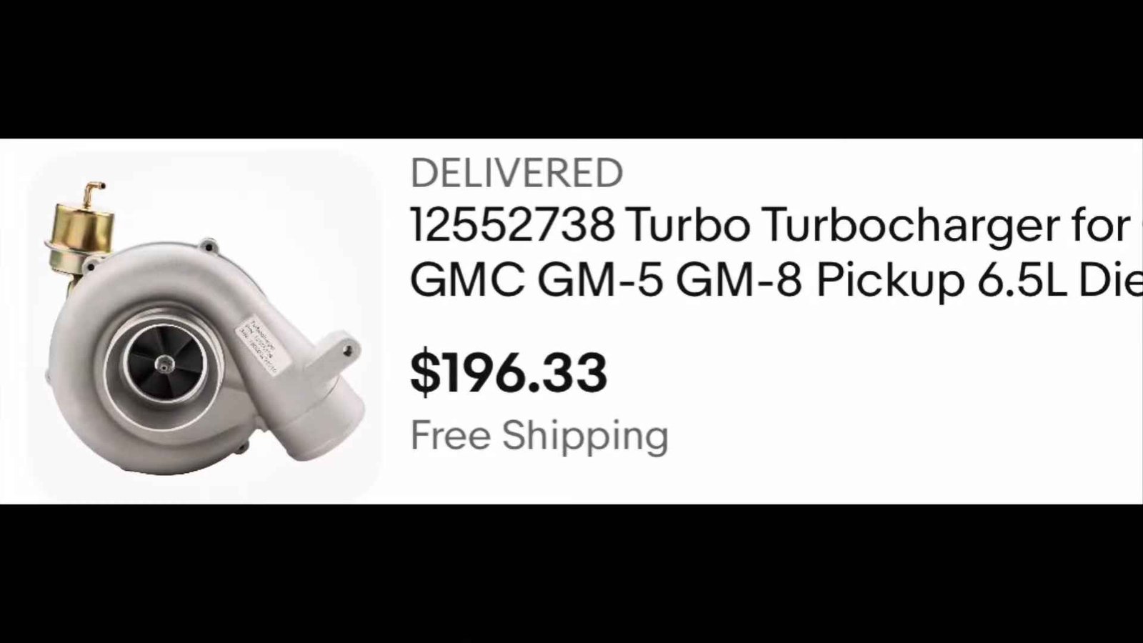 This Is What Happened When I Installed The Cheapest Ebay Turbo I Could ...